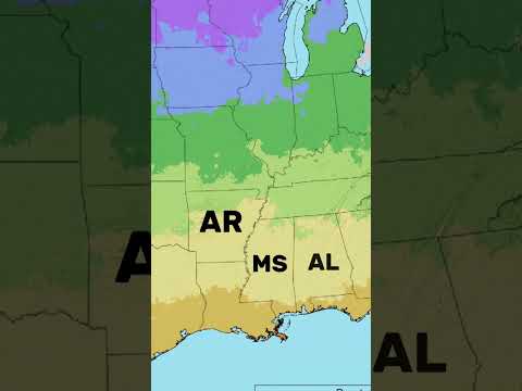 The USDA Plant Hardiness Map was just released this past week. #plants #globalwarming #climatechange