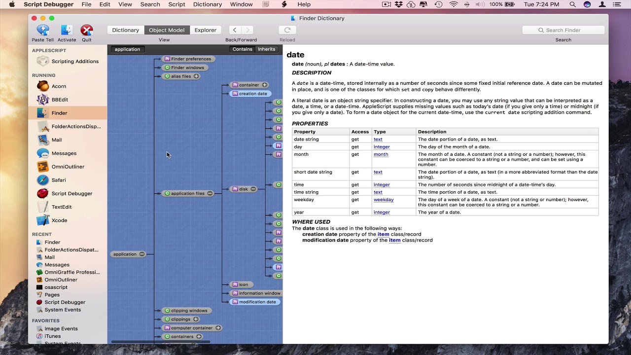Script Debugger 7: Exploring The Finder
