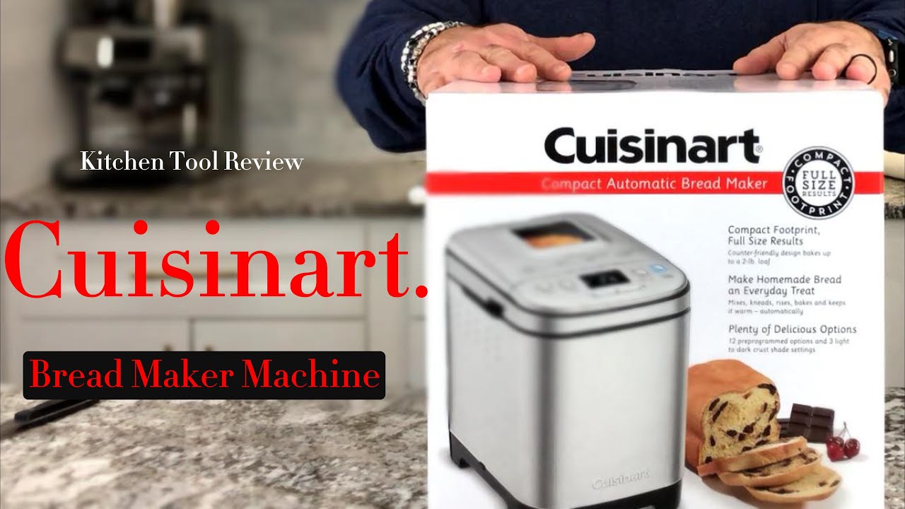 Cuisinart Compact Bread Maker, Custom Settings, 2lb Loaves