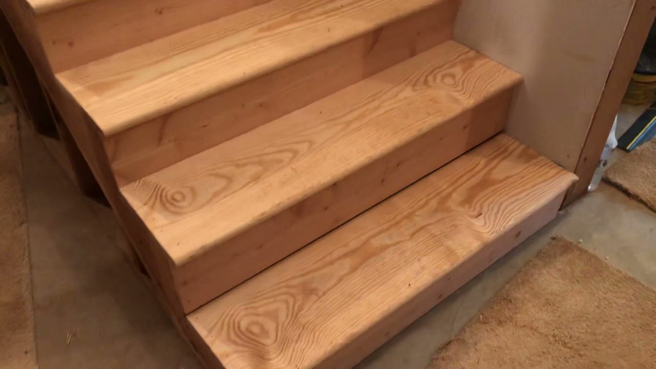 Installing pine stair treads & risers-pt. 2