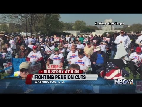 Teamsters rally against pension cuts in Washington D.C.