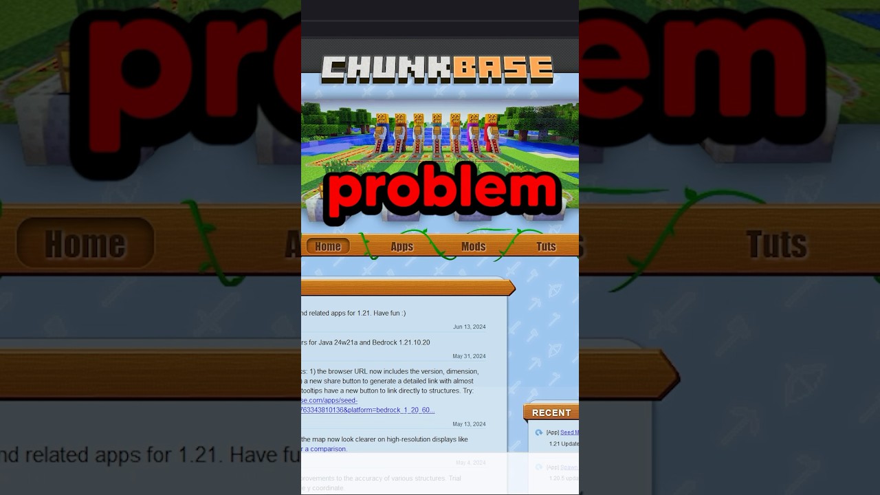 MINECRAFTS BIGGEST WEBSITE HAS A HUGE PROBLEM!!! #shorts
