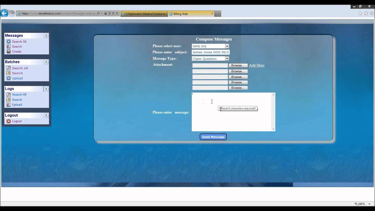 OMS training session  Store the Docs portal