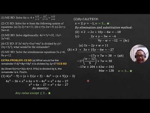 SOLUTIONS to LICENSURE EXAMS in MATHEMATICS, BATCH 10
