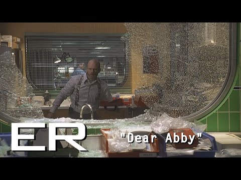Romano Smashes a Window | ER
