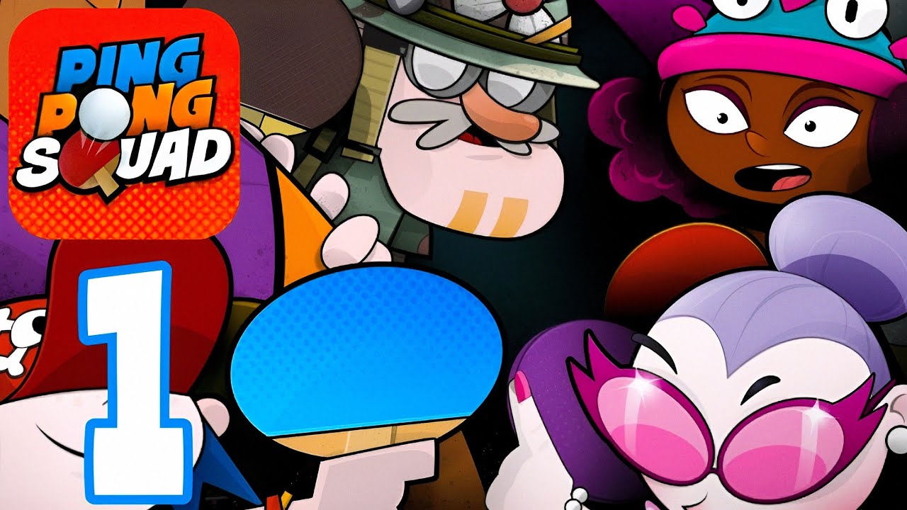 Ping Pong Squad: Table Tennis - Tutorial - Gameplay Walkthrough Part 1 ( ANDROID / iOS )