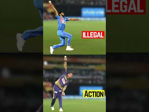 Top 3 Illegal Bowling Action In Cricket History #bumrah #varunchakaravarthy