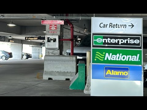 Orlando Airport (MCO) Car Rental Return Driving Directions from Disney area with re-fueling stop