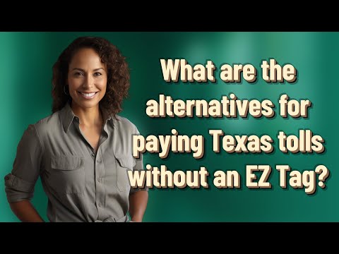 What are the alternatives for paying Texas tolls without an EZ Tag?