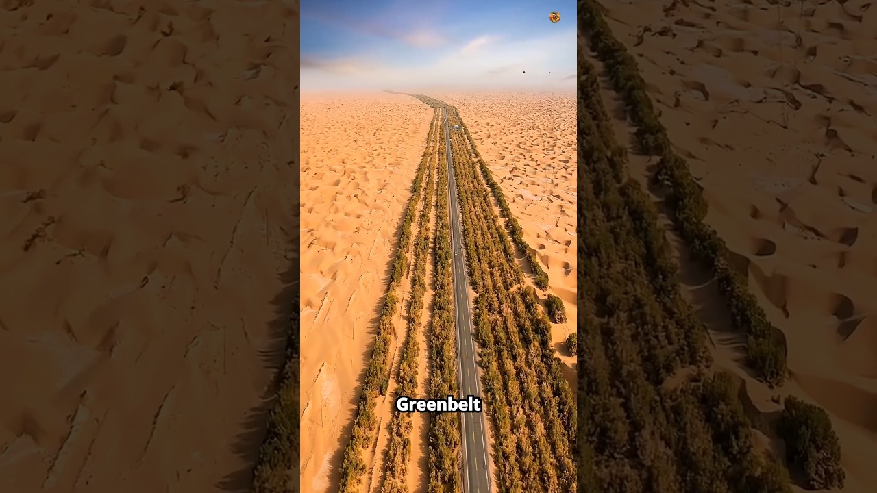 China's 5,500km Green Highway! #shortsvideo