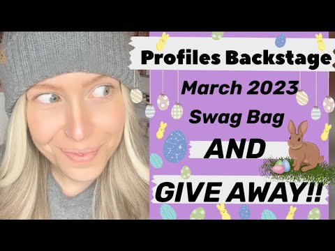 Profiles Backstage March Swag Bag & Nail Tutorial