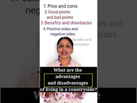 synonyms of 'advantages' and 'disadvantages'/ielts writingpreparation @ShivkanyakiEnglish