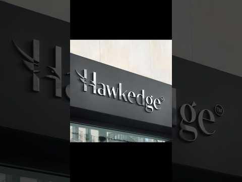 Hawkedge! Logo design process for advertising agency.