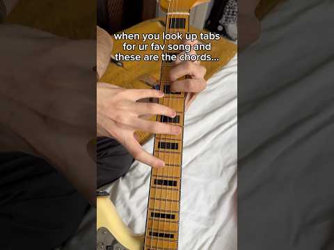 When you look up tabs and these are the chords #bandhumor #bandmemes #band #guitar #guitarist