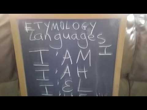 Etymology of Bible Patriarch Hebrew Israelite Christian names in generations IAM IAH IUS IEL etc