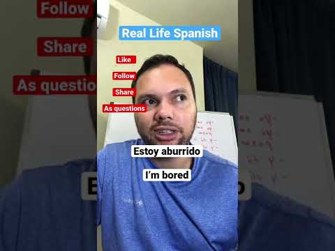 How to say “I’m bored in Spanish”
