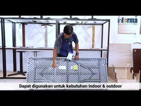 Jual Zown Meja Lipat Serbaguna Xl 240 Abu Abu Terbaru | Ruparupa