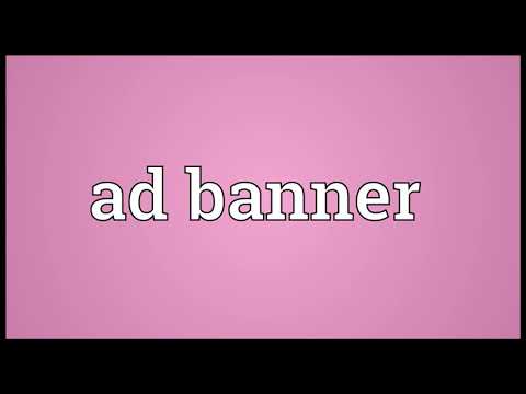 Ad banner Meaning
