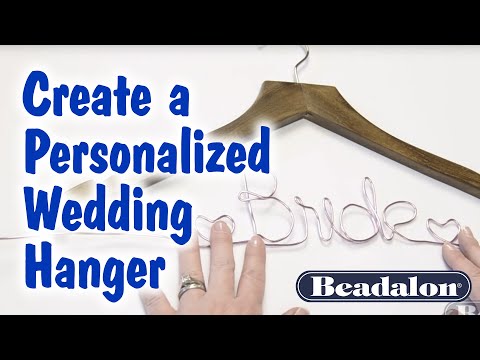 Create a Personalized Wedding Hanger