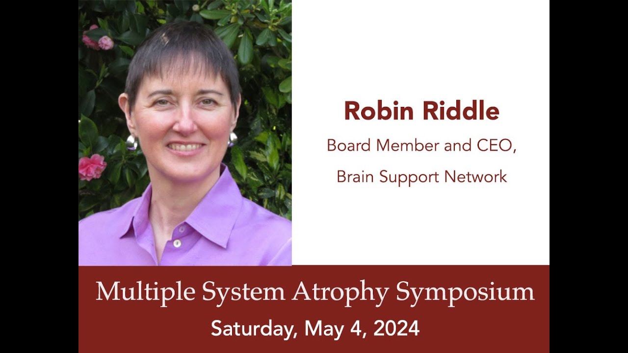 2024-0504 Brain Donation for MSA - Robin Riddle - MSA Symposium