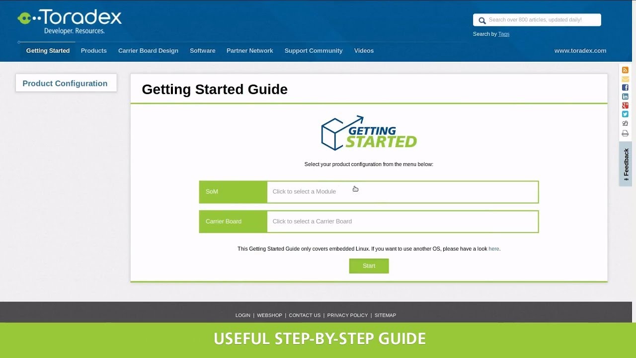 Toradex Developer Center - Explained