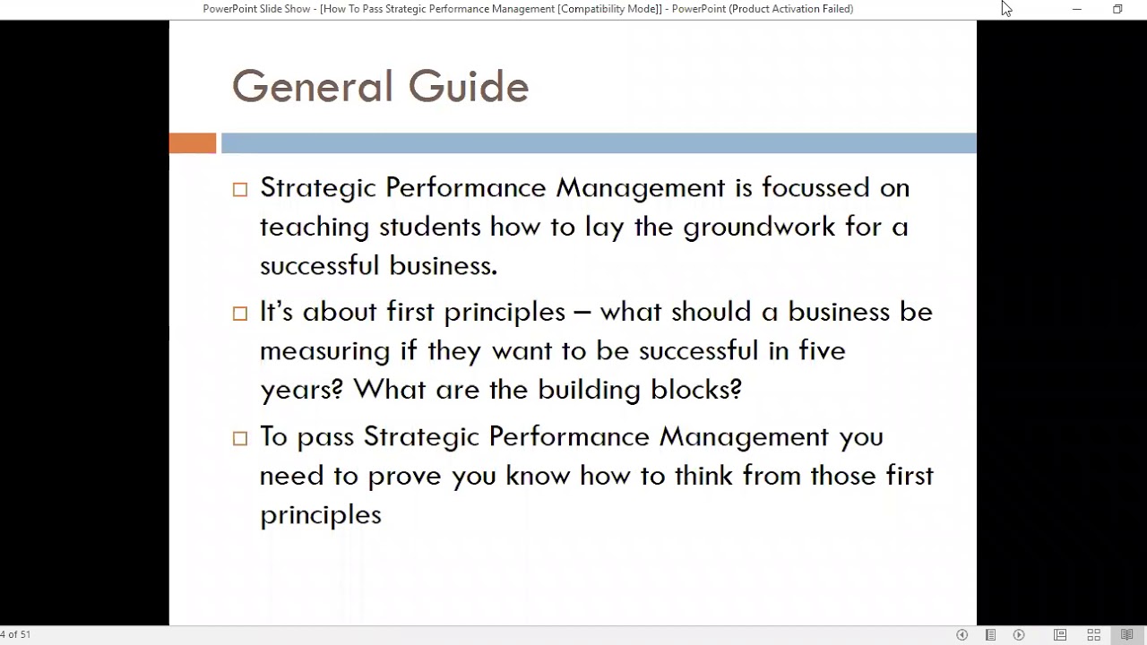 A2.2 Strategic Performance Management