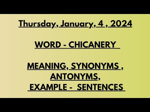 CHICANERY Meaning in hindi | English Vocabulary | @universeisunique #english #wordoftheday #learning