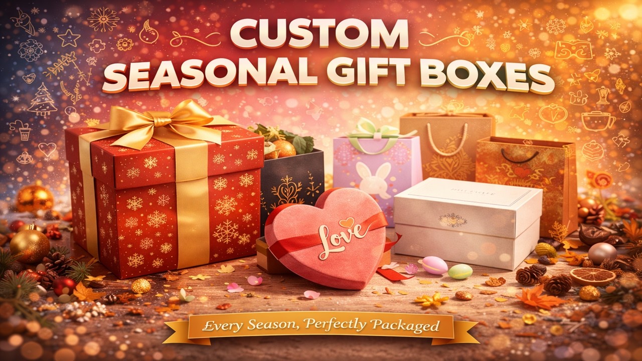 Custom Seasonal Gift Boxes – Festive Holiday Packaging for Every Season | Apexio Packaging