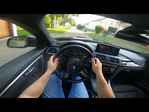Beautiful Bmw F30 320d lci M Paket POV Testdrive in Sunny Village