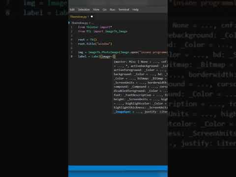 How to use image as a  background image in Python tkinter | #shorts #python #tkinter #coding