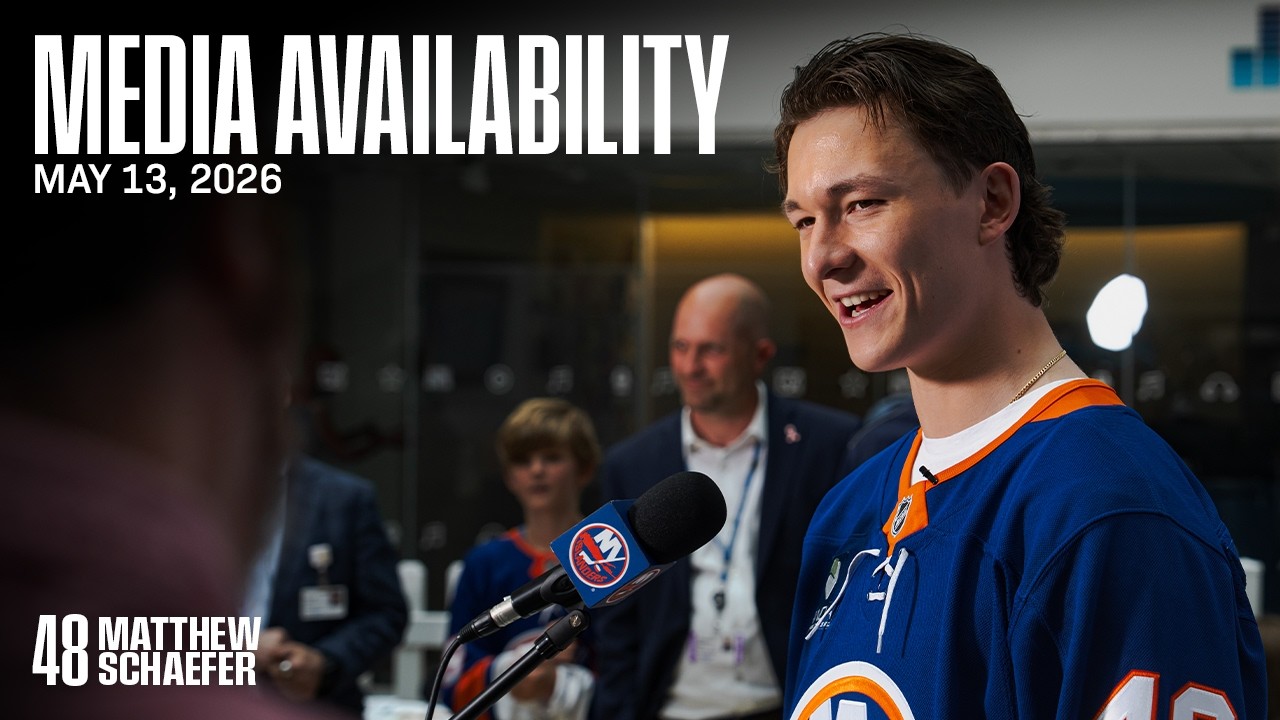 Matthew Schaefer Reacts to Winning the Calder Memorial Trophy | Islanders