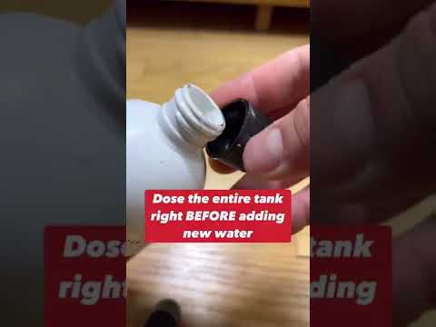 WHEN DO YOU ADD WATER CONDITIONER???