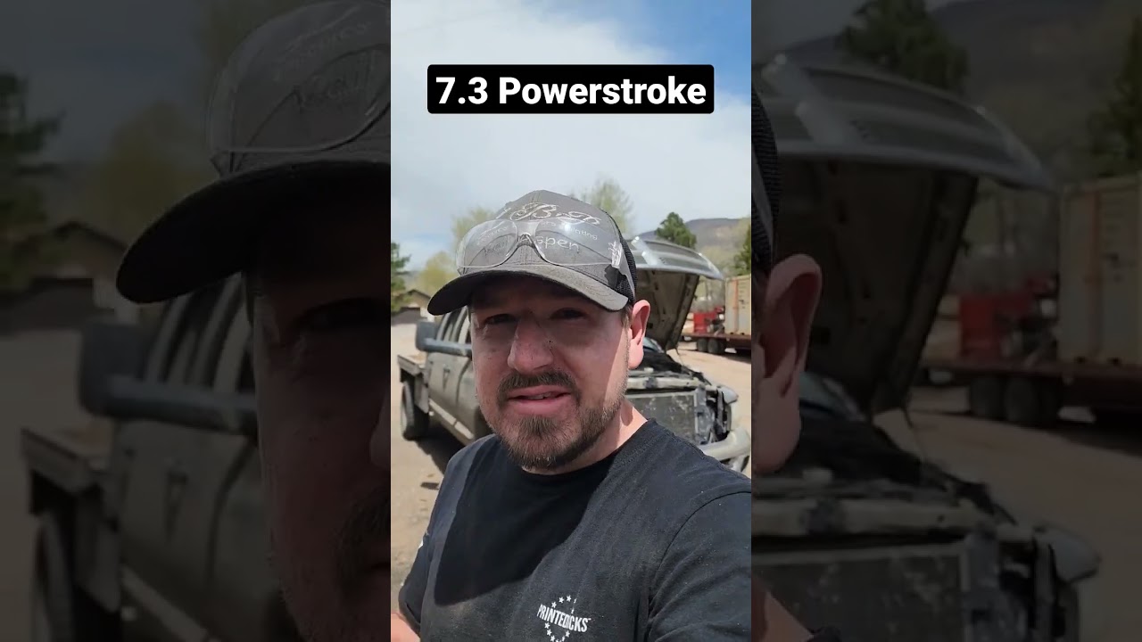 Why Ford 7.3 's are SO SLOW ?!?! #shorts #diesel #powerstroke #mobilemechanic