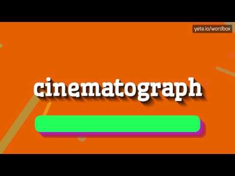 CINEMATOGRAPH - HOW TO PRONOUNCE IT!?