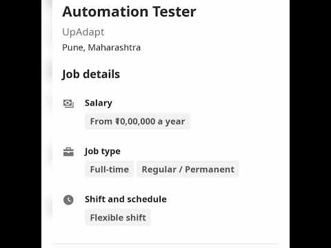 Automation Tester#experienced #getemployed#softwaretestingjobs #automationtesterjobs #youtubeshorts