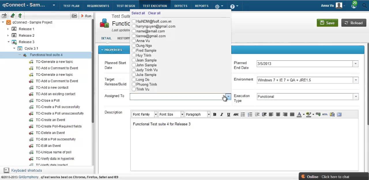 qTest Test Execution 6