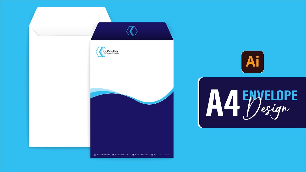 Design Your OWN Envelope in Illustrator Now!