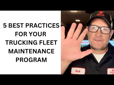 5 Best Practices For Your Trucking Fleet Maintenance Program