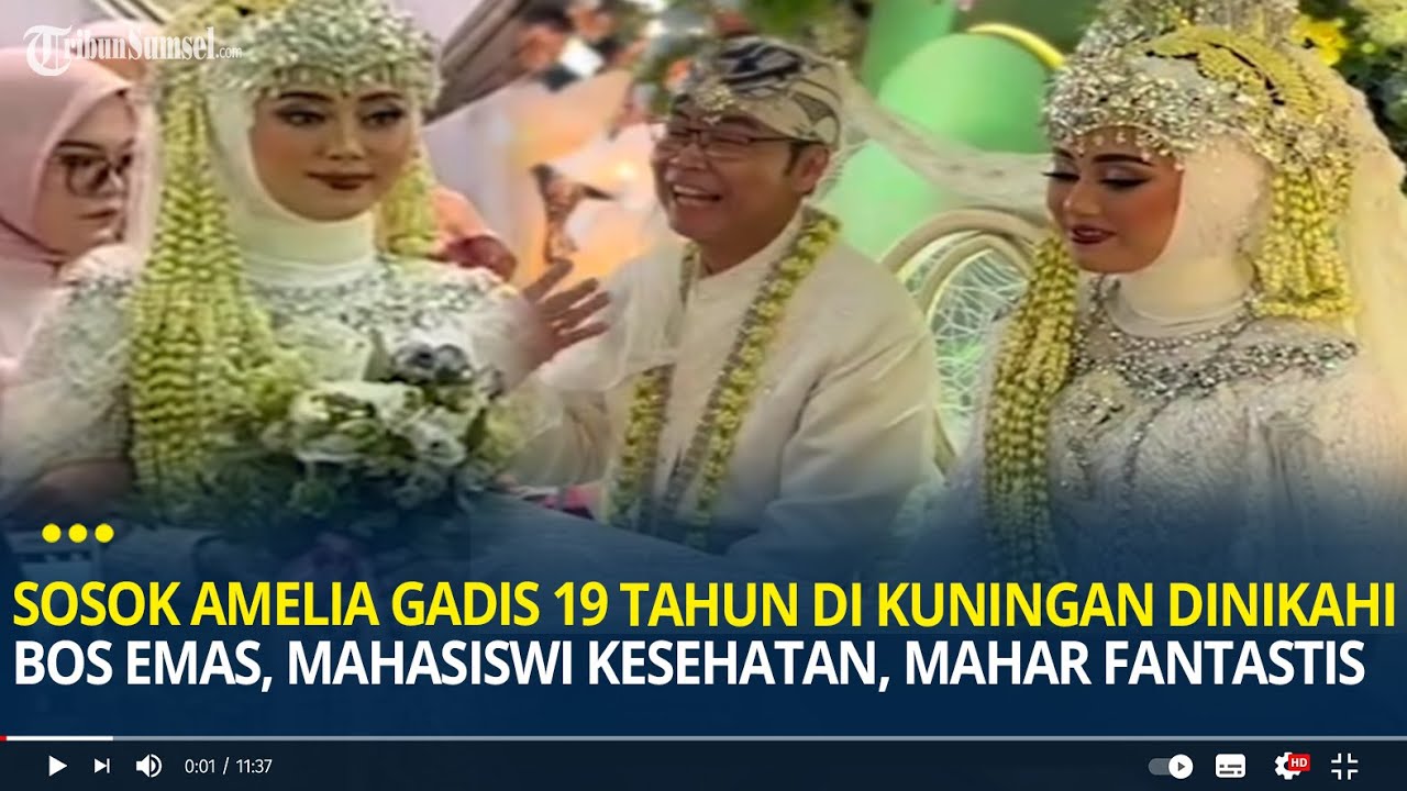 Sosok Amelia Pengantin 19 Tahun di Kuningan Dinikahi Bos Emas, Mahasiswi Kesehatan, Mahar Fantastis