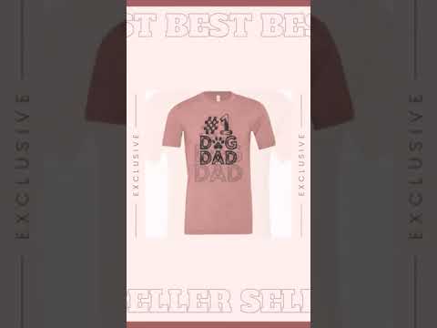#1 Dog Dad | Distressed Men's T-Shirt