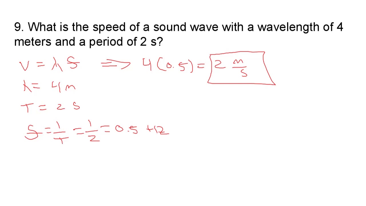 Week 2: Sound Waves and Wave Behavior - Example Problems