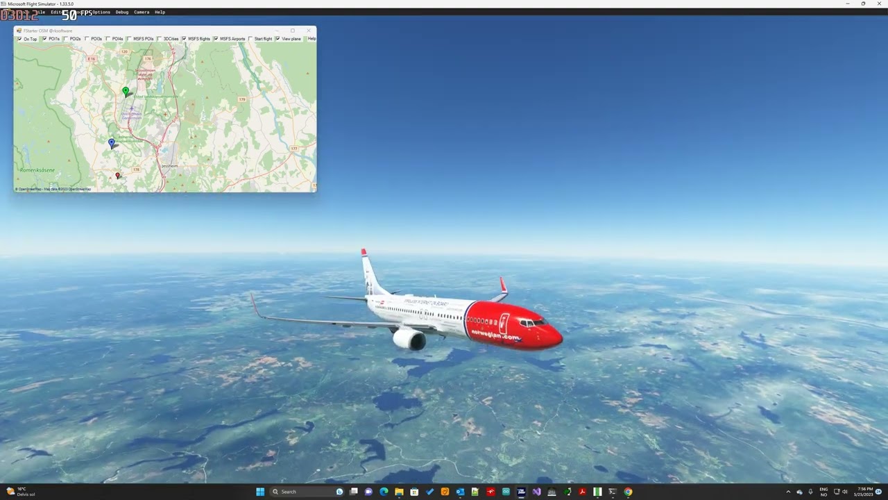 Start flight at any position on the ground, cold and dark or ready to ...