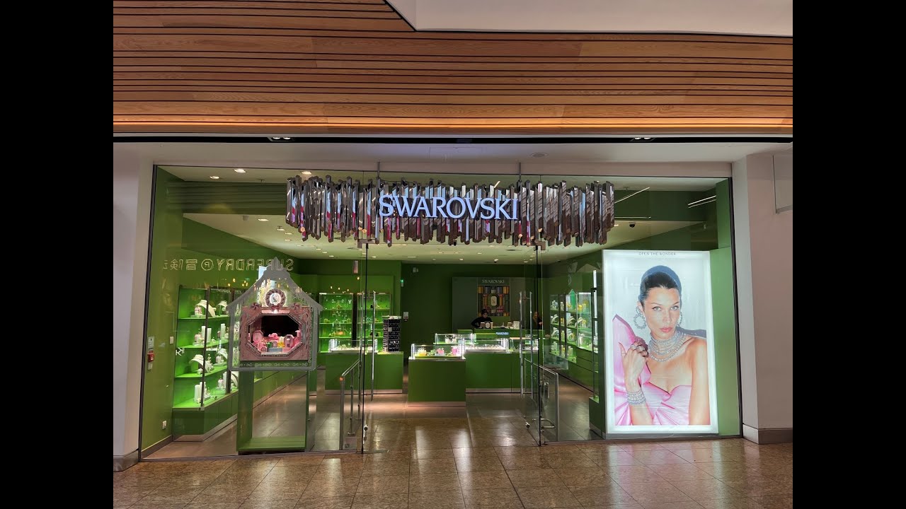 Swarovski Jewelry Watches Bracelets Earrings Crystal Decorations Store Tour Vaughan Toronto Canada