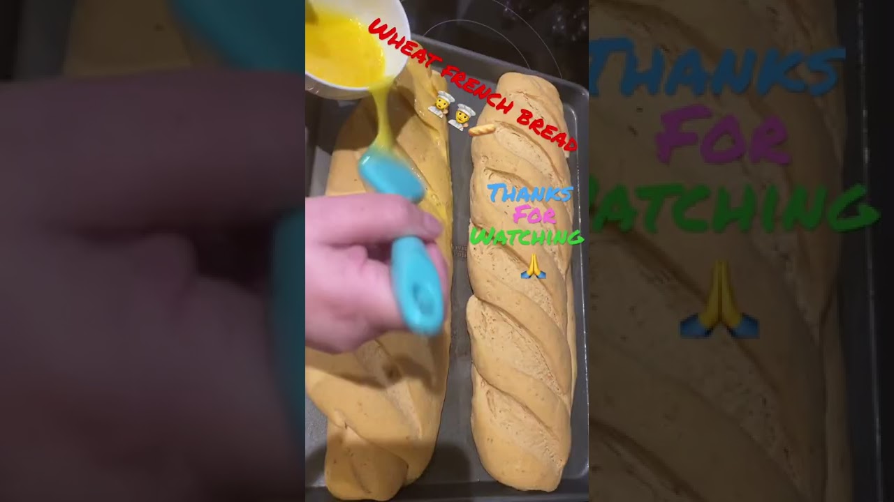 Homemade wheat French bread 🥖#amazing#trending#cuisine#baking#shorts#food#cooking#recipe#video#usa