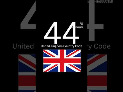 44 UK's Country Code