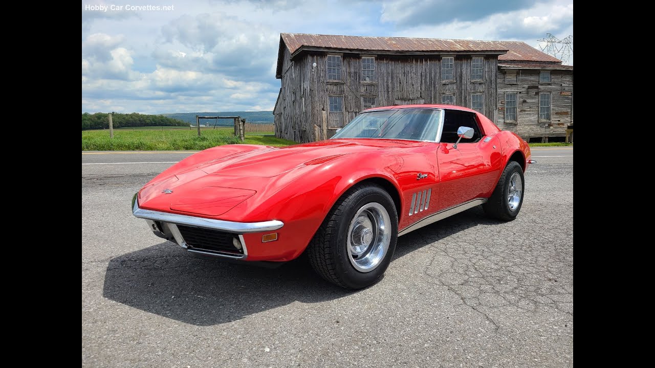 1969 Red Corvette Stingray 4spd For Sale