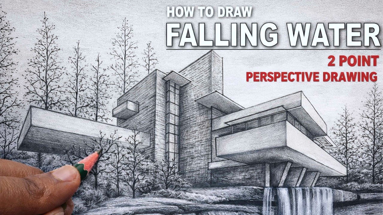 How to Draw Falling Water in Two Point Perspective: A Step-by-Step Guide