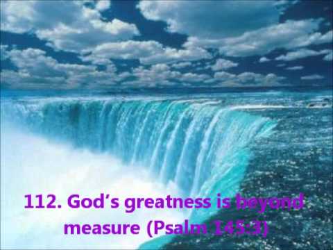 112. God's greatness is beyond measure (Psalm 145:3)