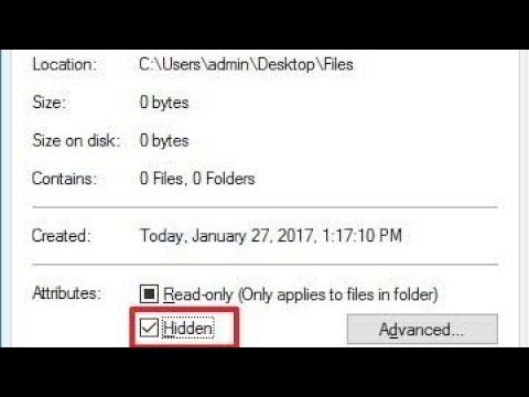 How To Hide Your Personal Data / Files On Your Pc Or Laptop