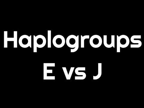 Are Arabs Haplogroup J or E !